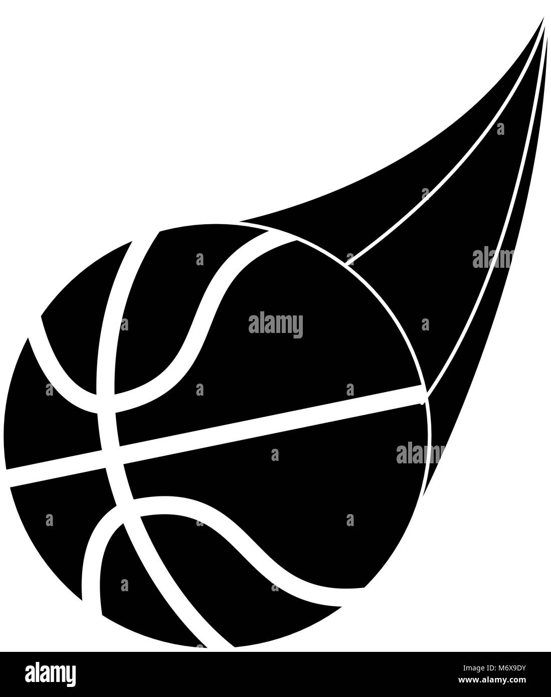 basketball ball launched vector illustration graphic design Stock ...