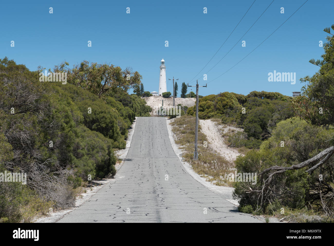 Wadjemup Lighthouse on Rottnest Island, Western Australia Stock Photo ...