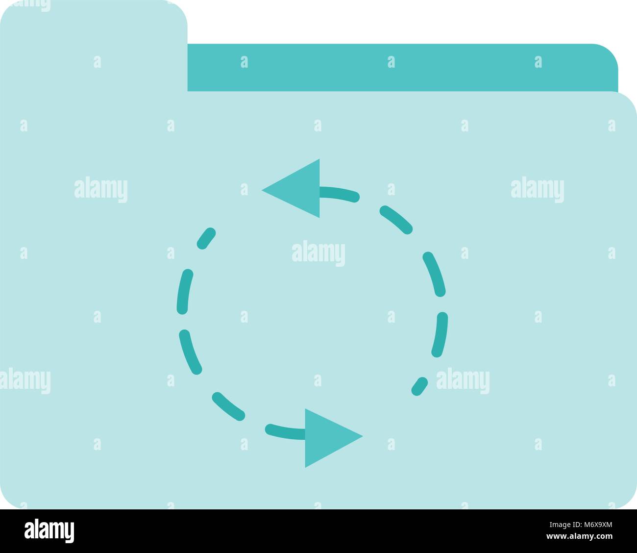 colorful folder file loading business archive vector illustration Stock ...