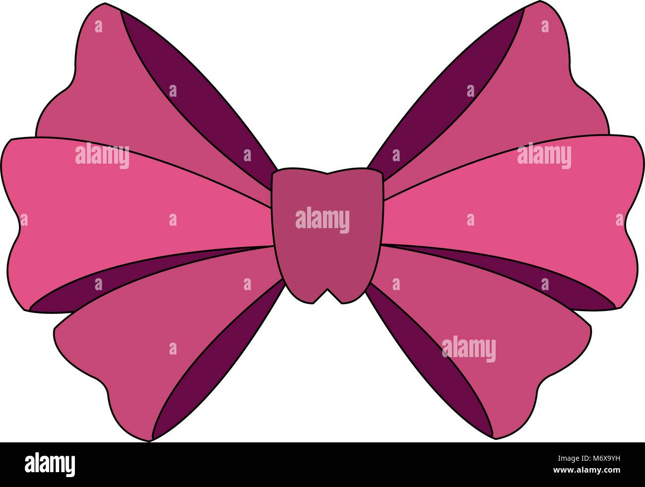 Decorative bow symbol icon vector illustration graphic design Stock ...