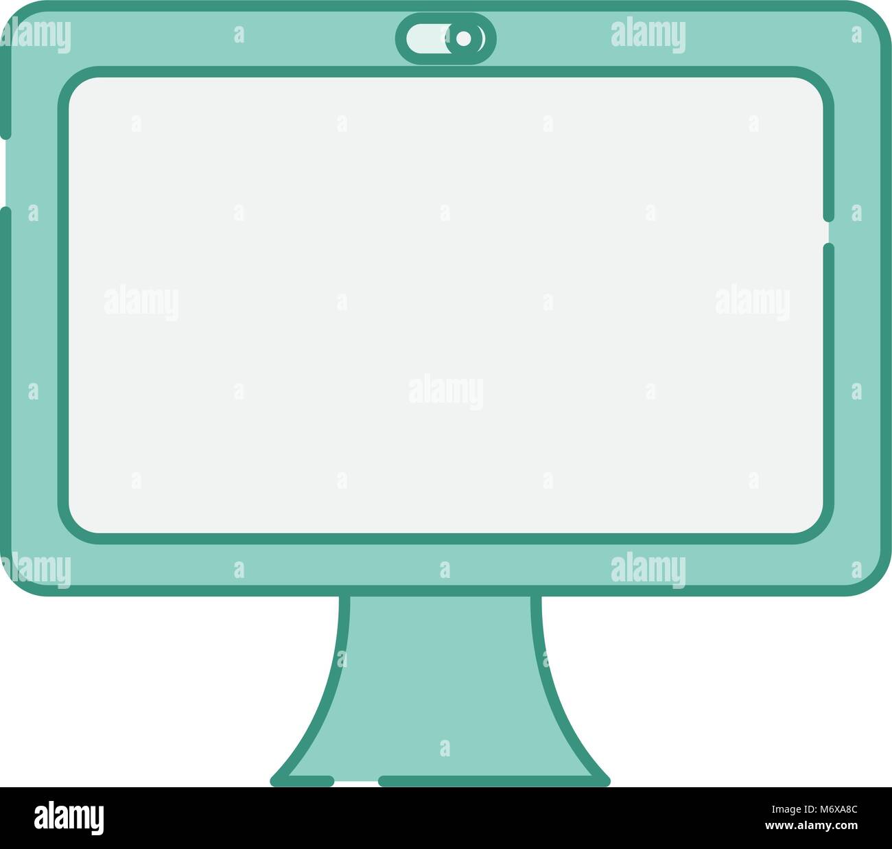 duo color electronic screen computer technology object vector ...