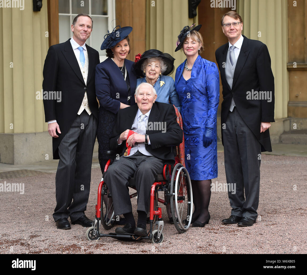 During investiture ceremony buckingham palace hi-res stock photography ...