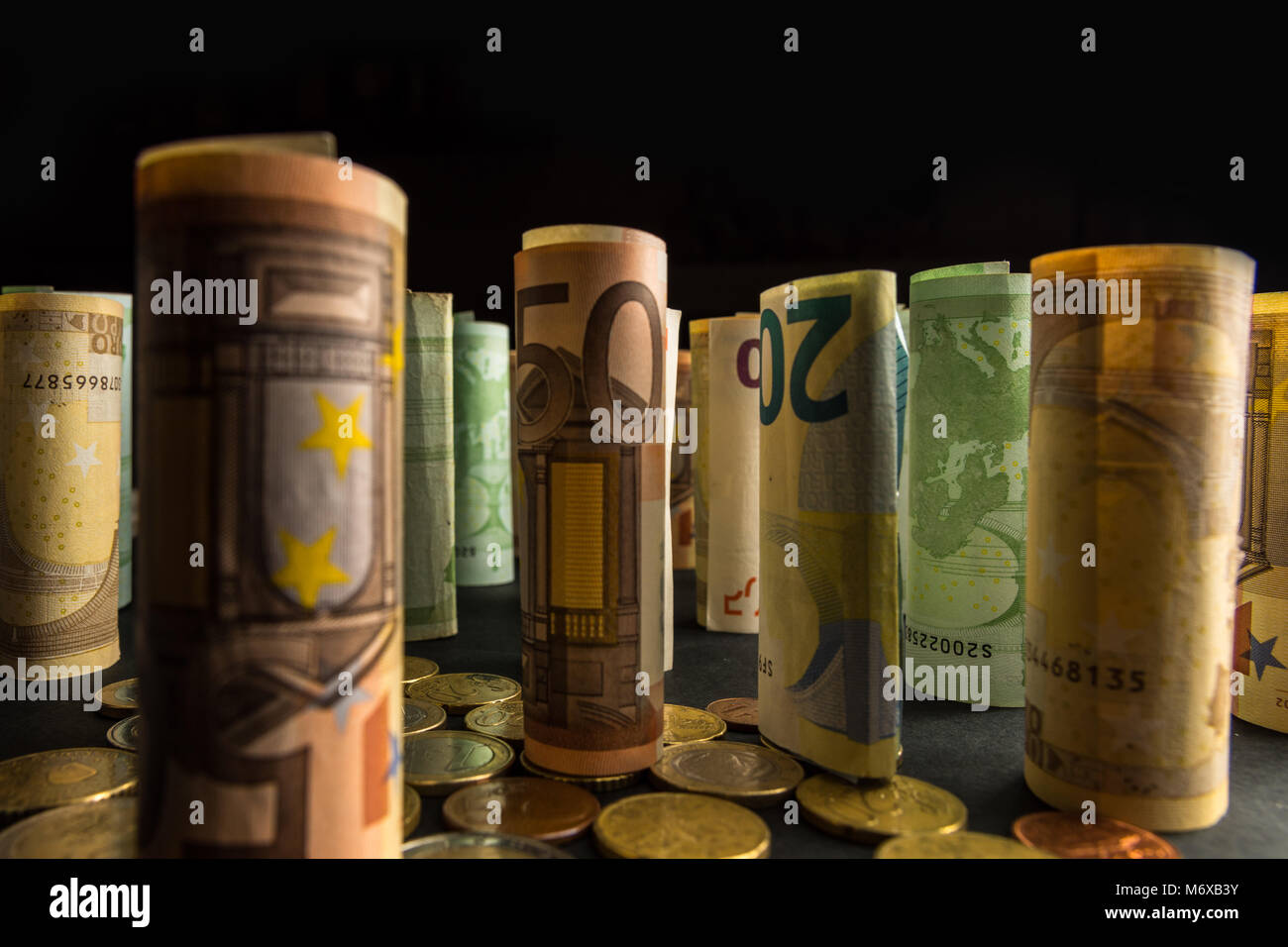 Rolls Euro Coins High Resolution Stock Photography and Images - Alamy