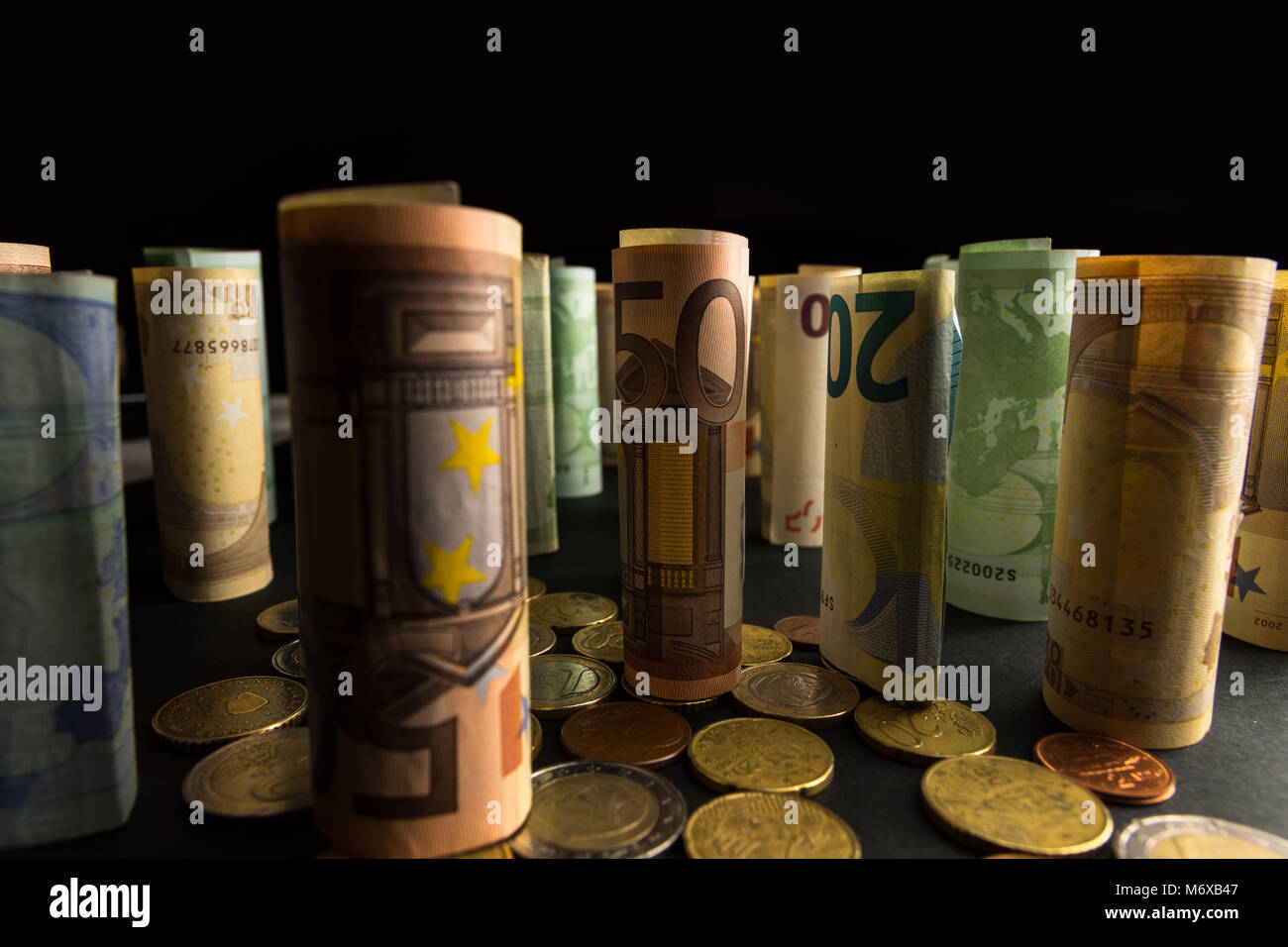 Rolls Euro Coins High Resolution Stock Photography and Images - Alamy