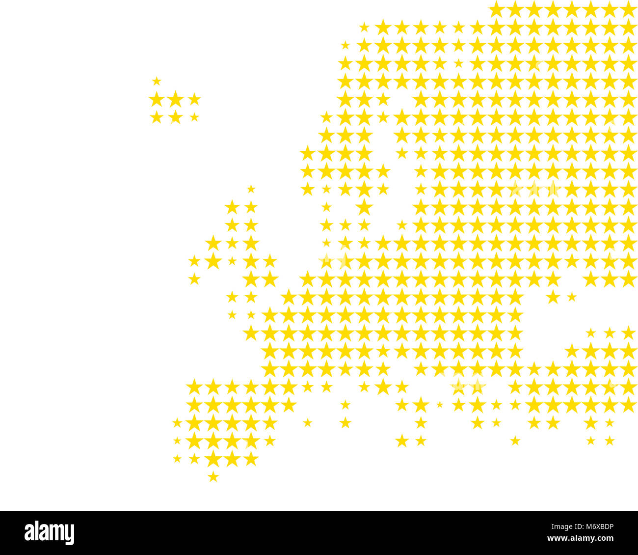 Map of Europe Stock Photo - Alamy