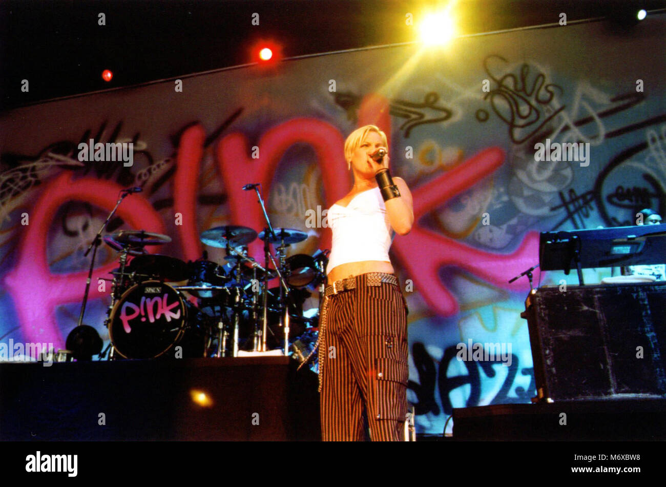 Pink in concert on August 8, 2002 at the HiFi Buys Amphitheatre in ...
