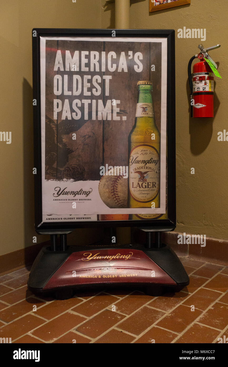 Yuengling brewery factory tour Pottsville, PA Stock Photo - Alamy