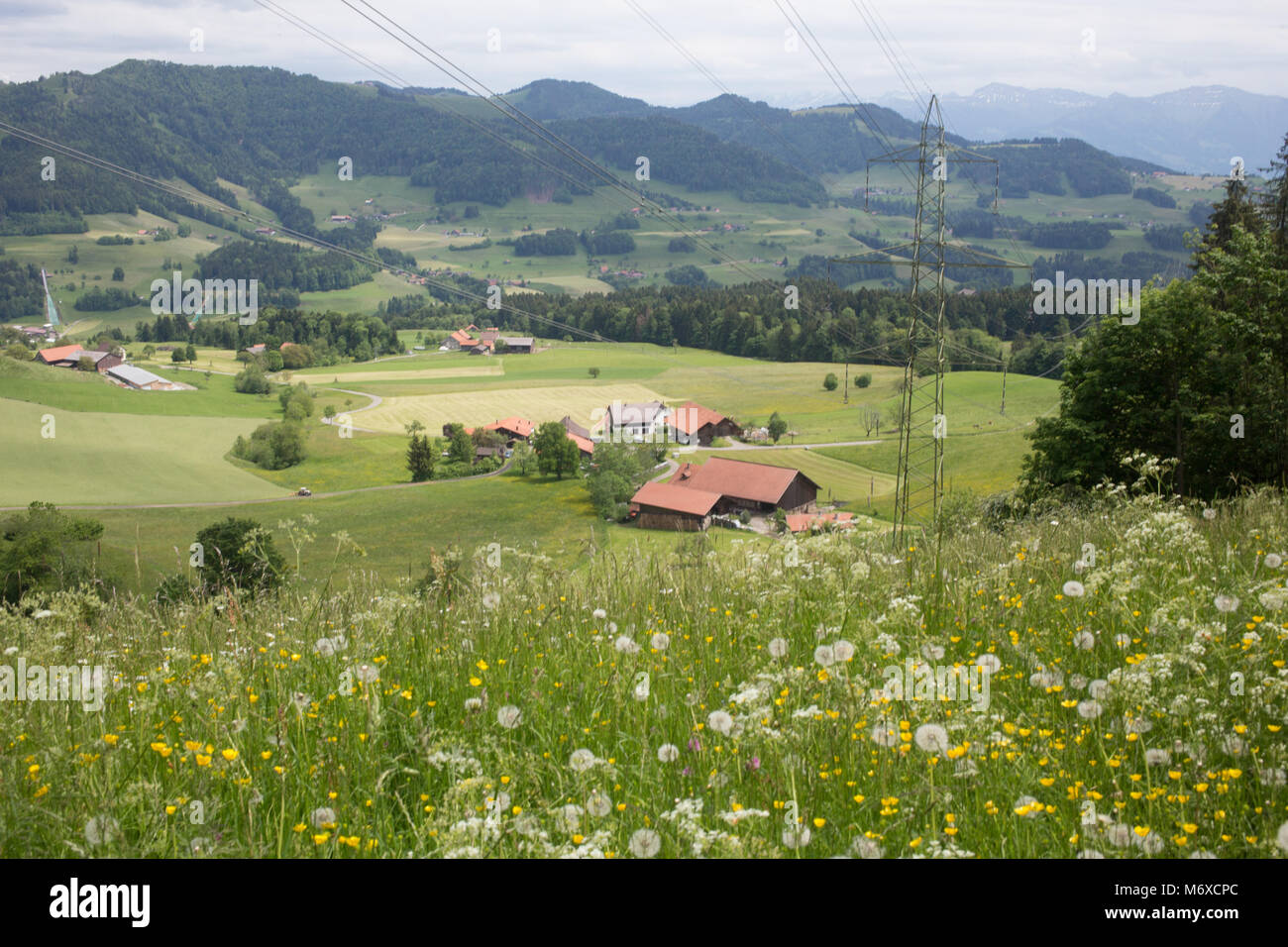 Natural landscape in Switzerland, german part Stock Photo - Alamy