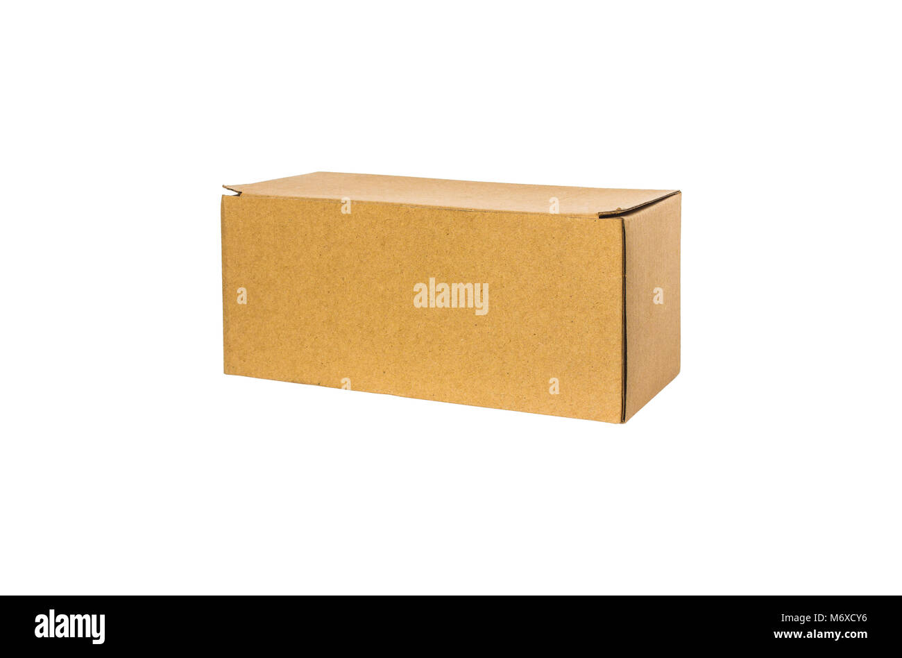 Brown box with isolate background Stock Photo - Alamy