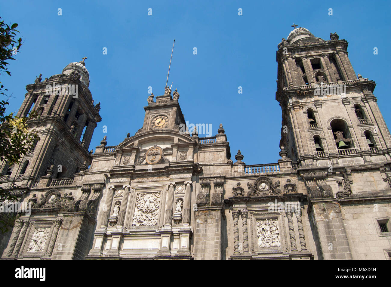 Cathedral in EL ZOCALO, Mexico City, CDMX Stock Photo - Alamy