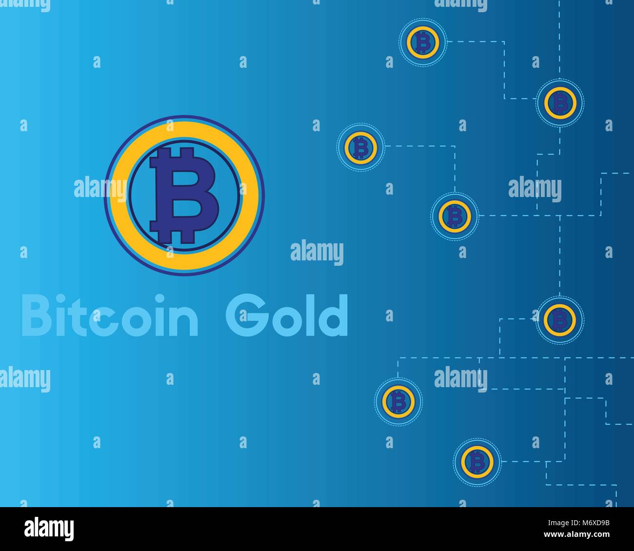 Bitcoin gold cryptocurrency technology background Stock Vector Image ...