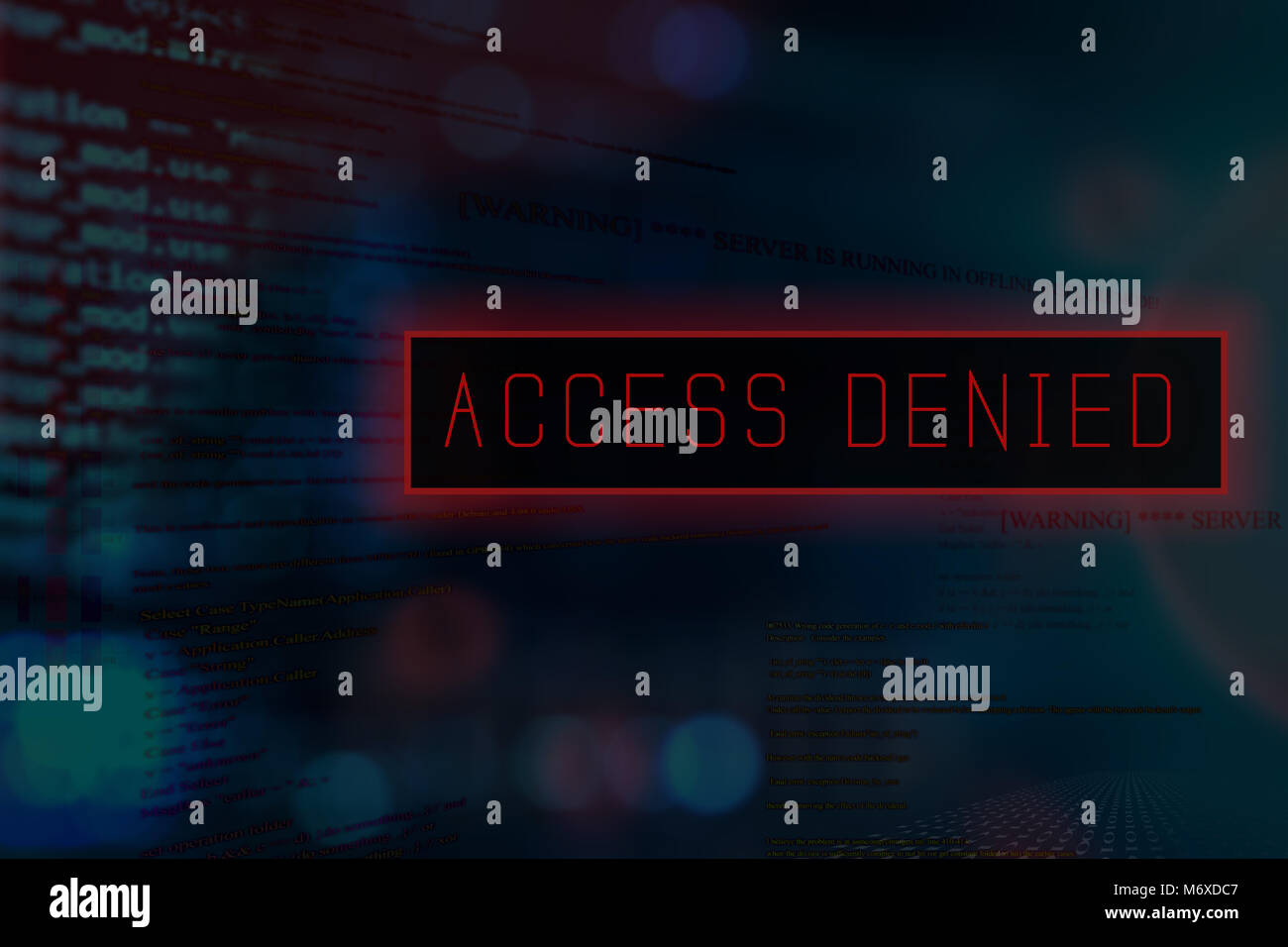 Access denied on a computer system Stock Photo - Alamy