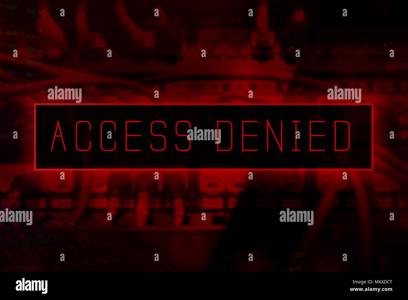 Access denied on a computer system Stock Photo - Alamy