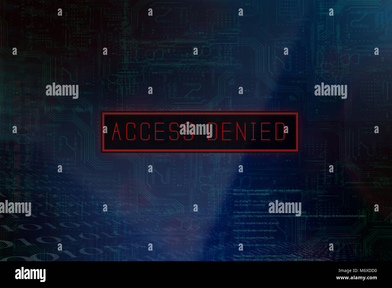 Access denied on a computer system Stock Photo - Alamy