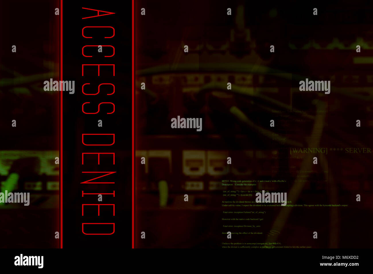 Access denied on a computer system Stock Photo - Alamy