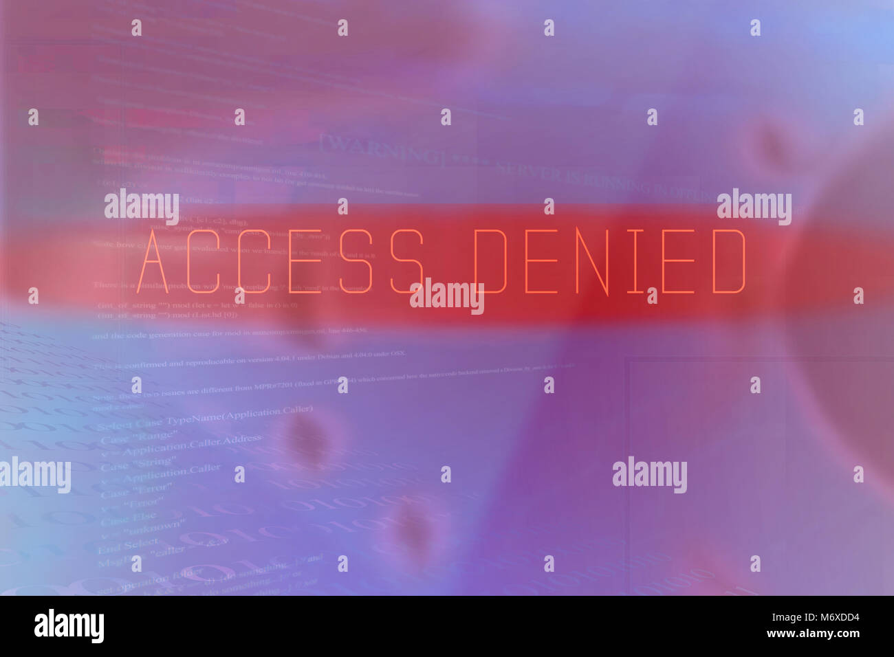 Access denied on a computer system Stock Photo - Alamy
