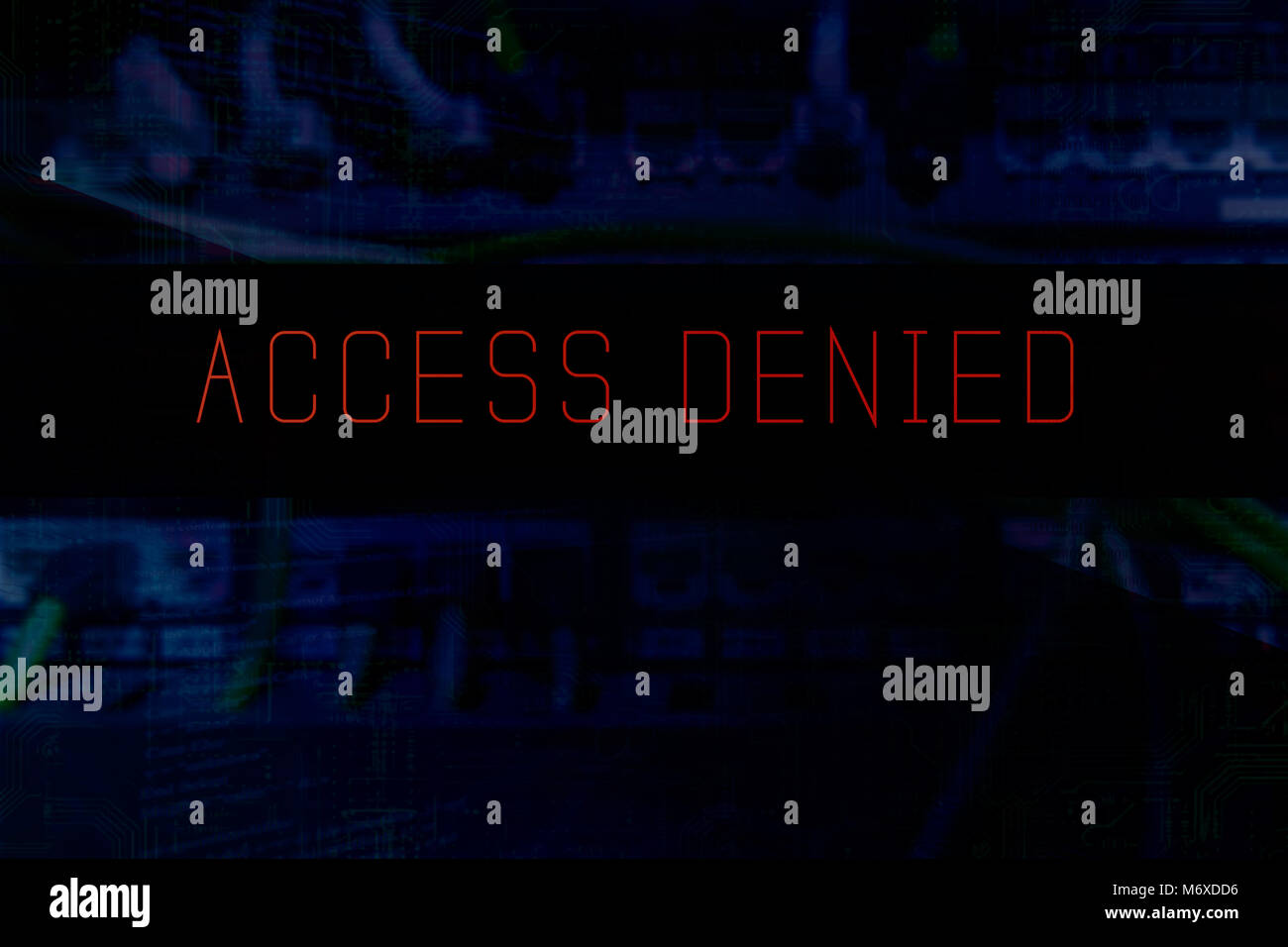 Access denied on a computer system Stock Photo - Alamy