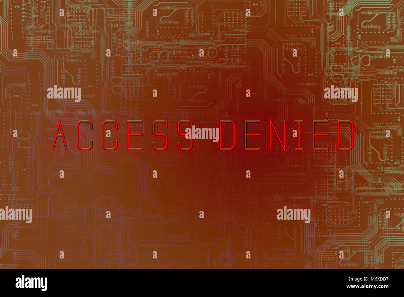 Access denied on a computer system Stock Photo - Alamy