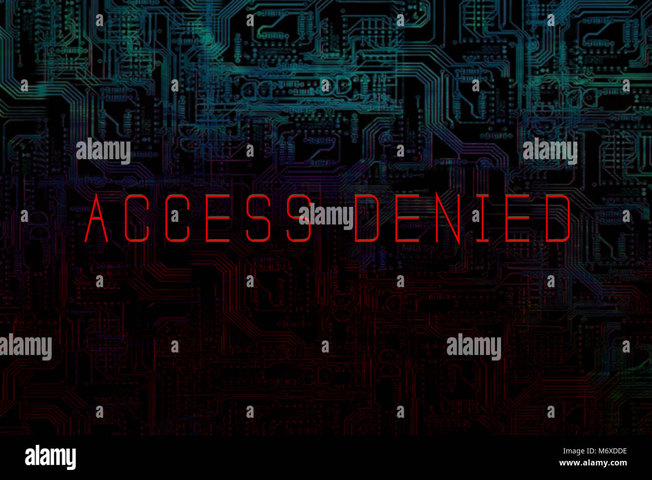 Access denied on a computer system Stock Photo - Alamy