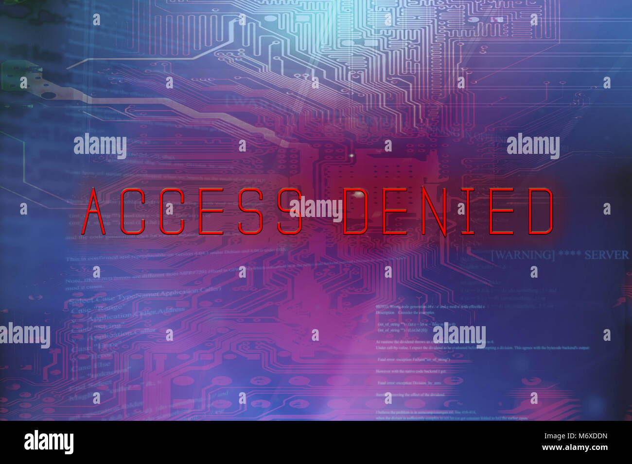 Access denied on a computer system Stock Photo - Alamy