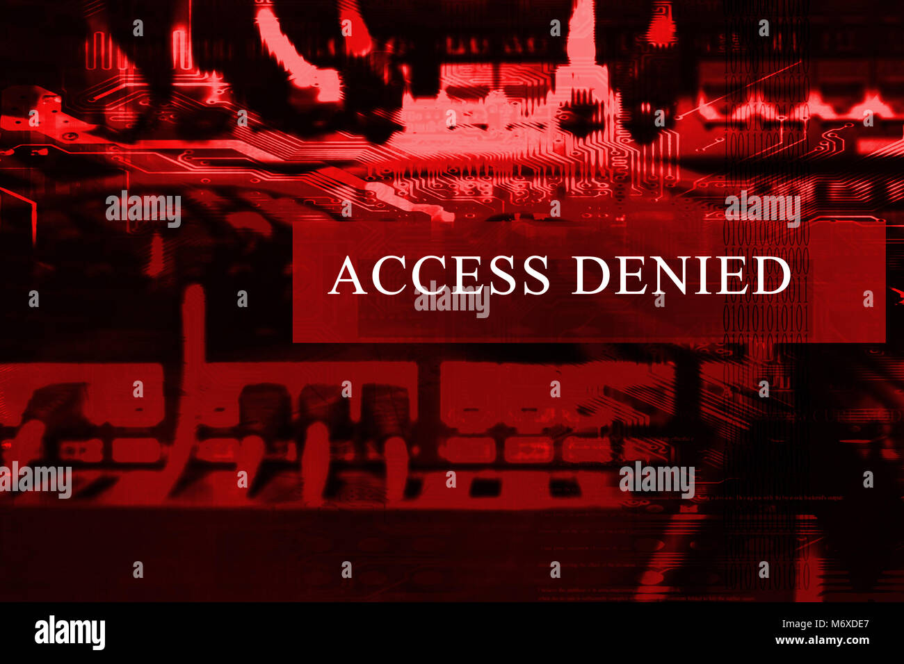 Access denied on a computer system Stock Photo - Alamy