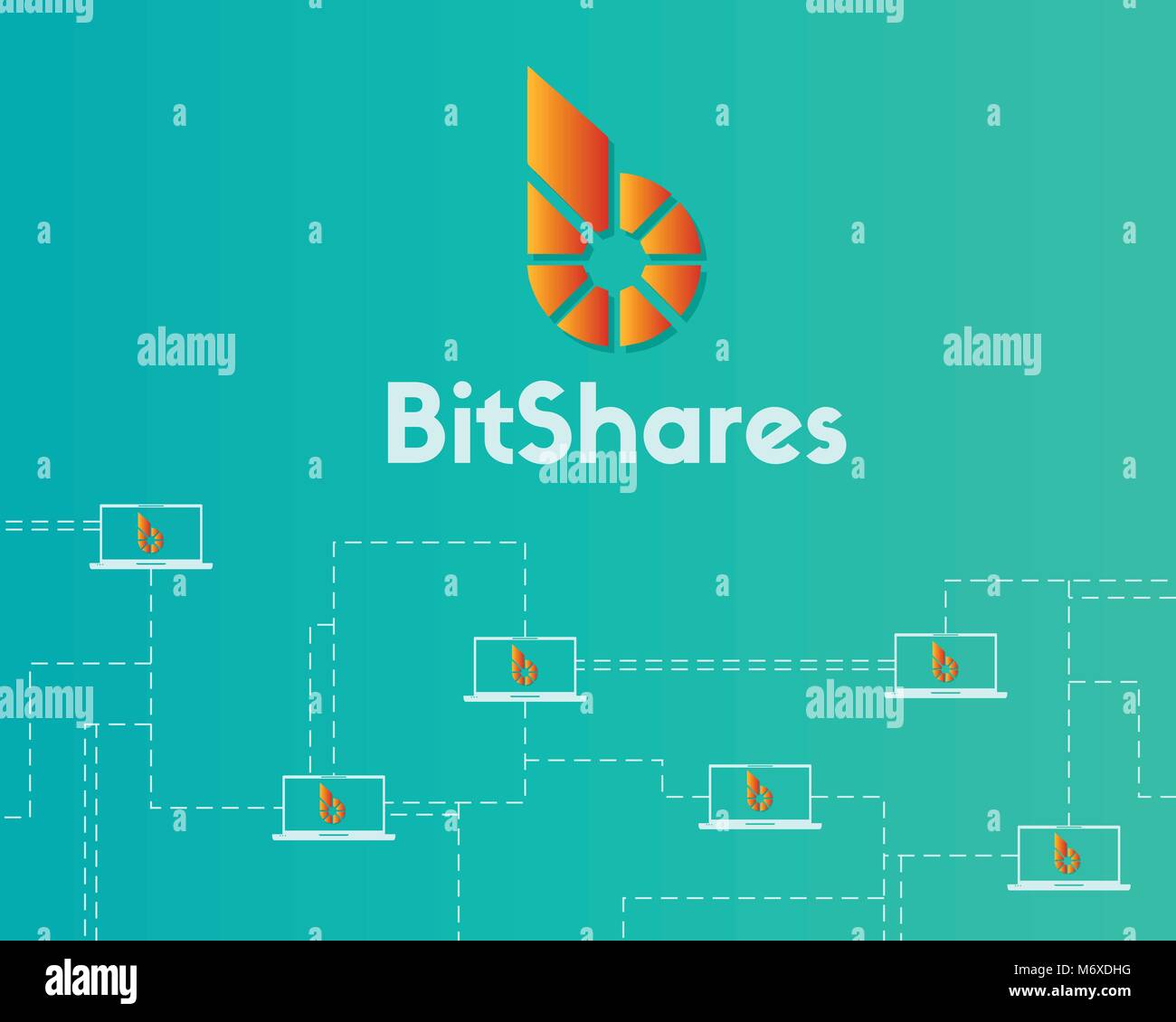 BitShares cryptocurrency network concept style background Stock Vector Image & Art - Alamy