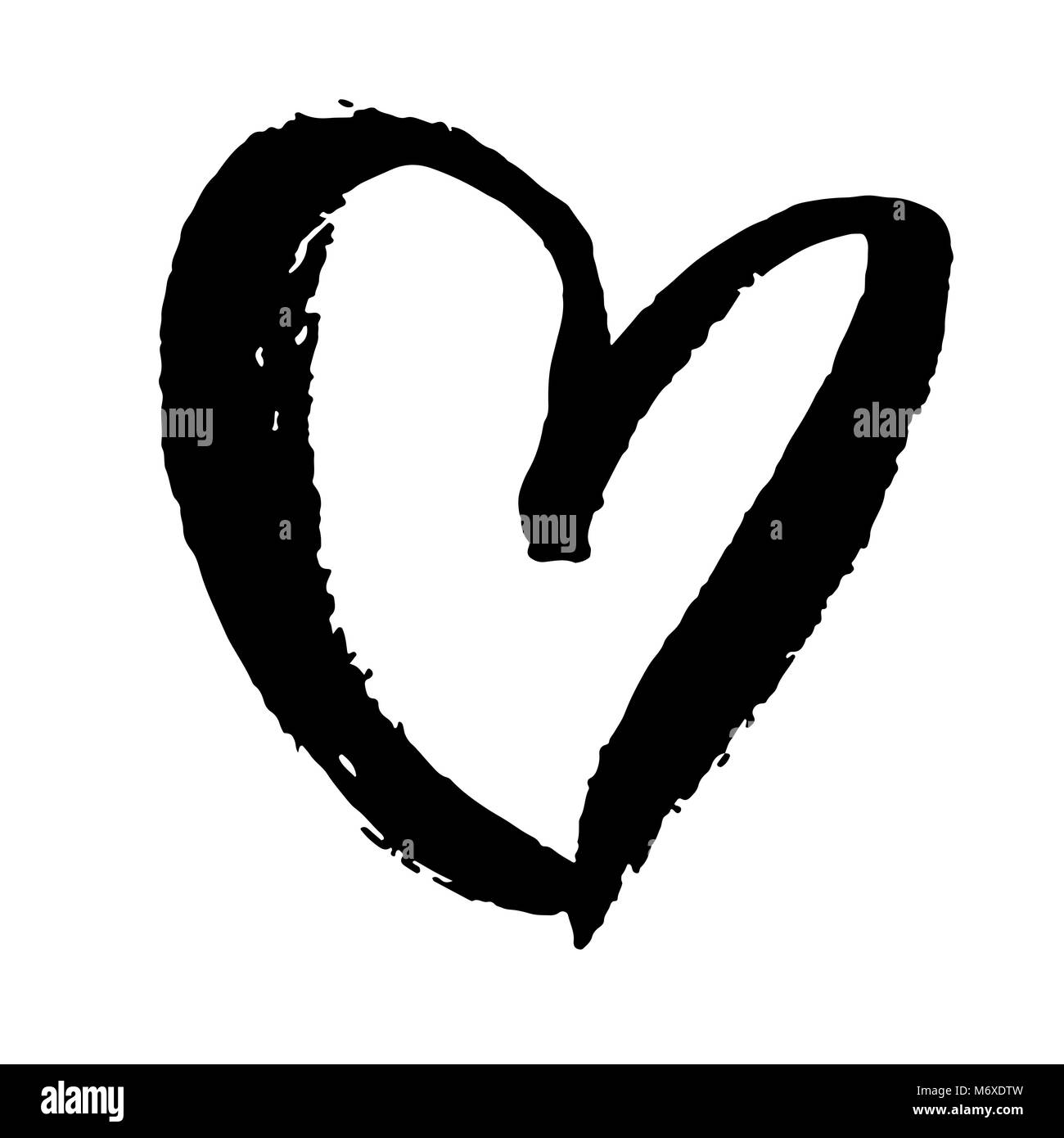 Grunge heart Stock Vector Images - Alamy