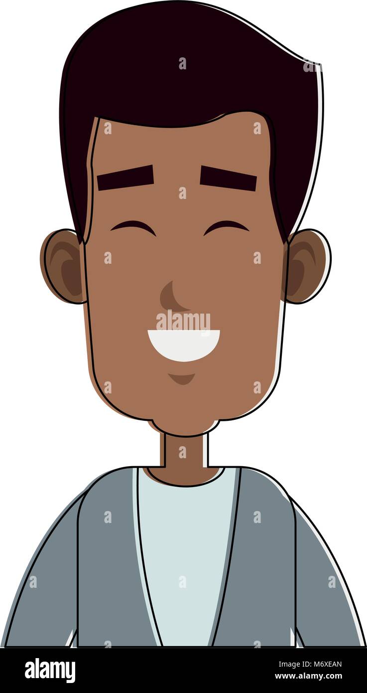 Young man smiling cartoon Stock Vector Image & Art - Alamy