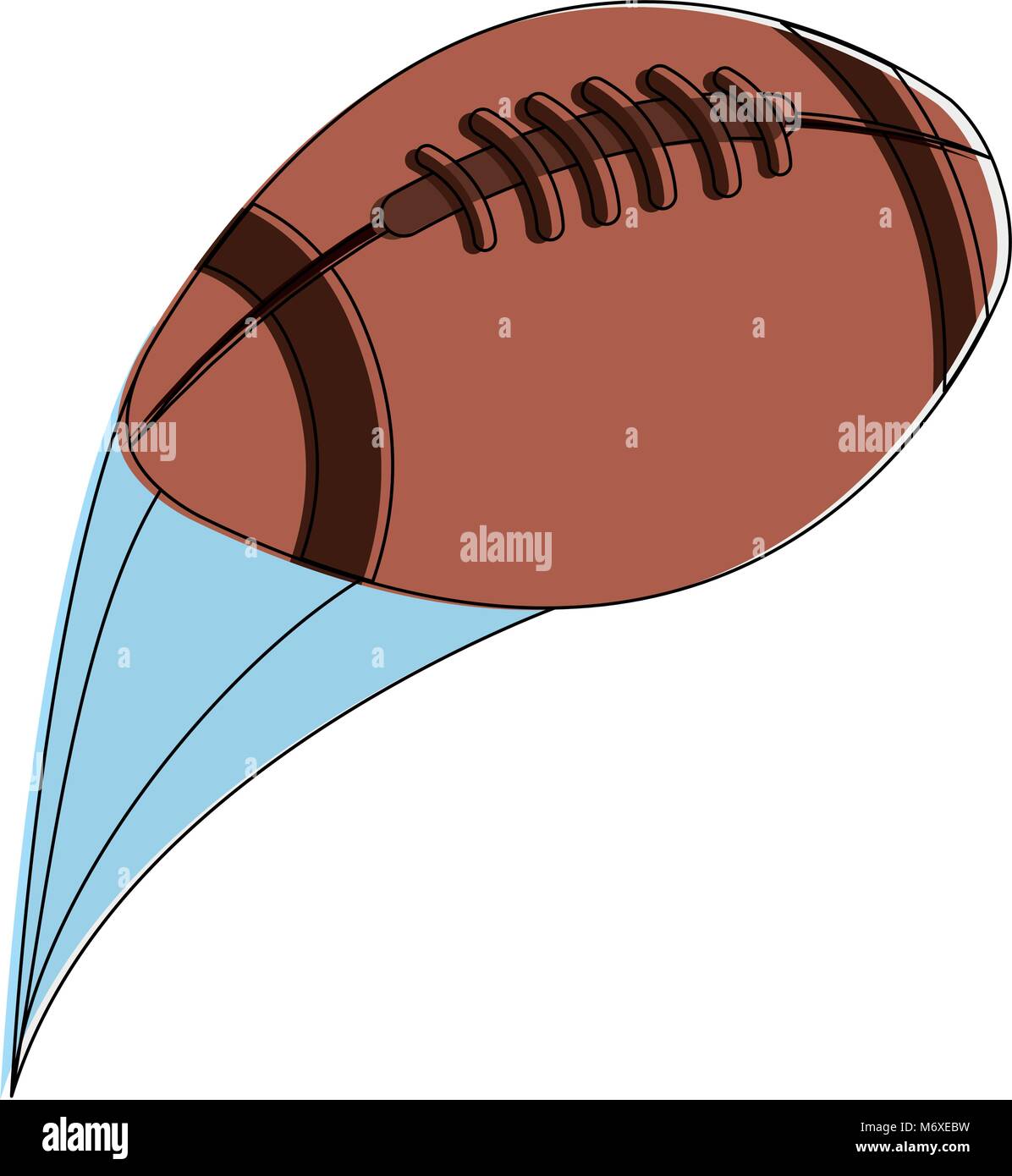 American football ball Stock Vector Image & Art - Alamy