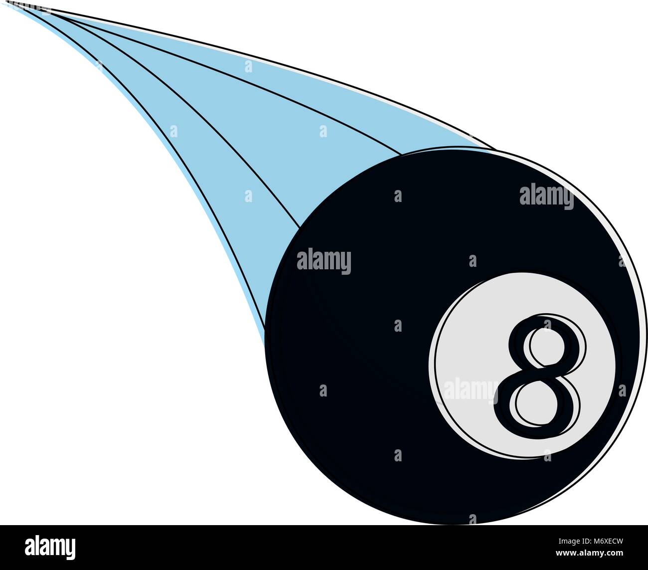 Billiard eight ball Stock Vector Image & Art - Alamy