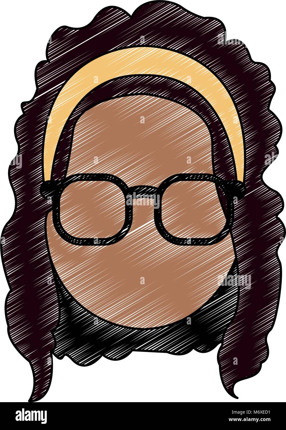 Faceless woman with glasses Stock Vector Image & Art - Alamy