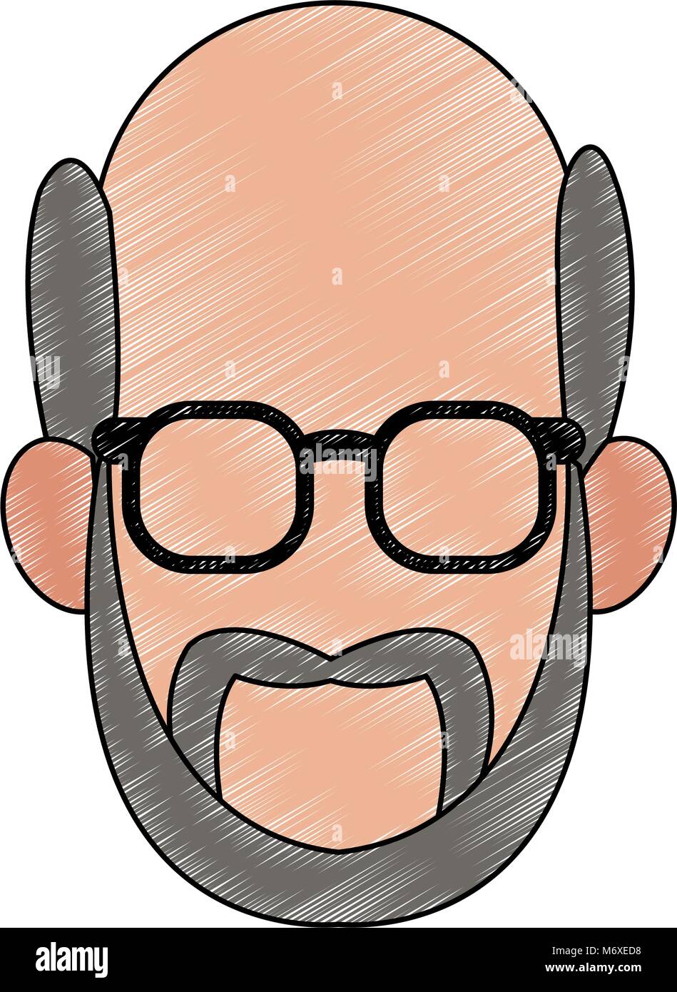 Old man faceless with glasses Stock Vector Image & Art - Alamy