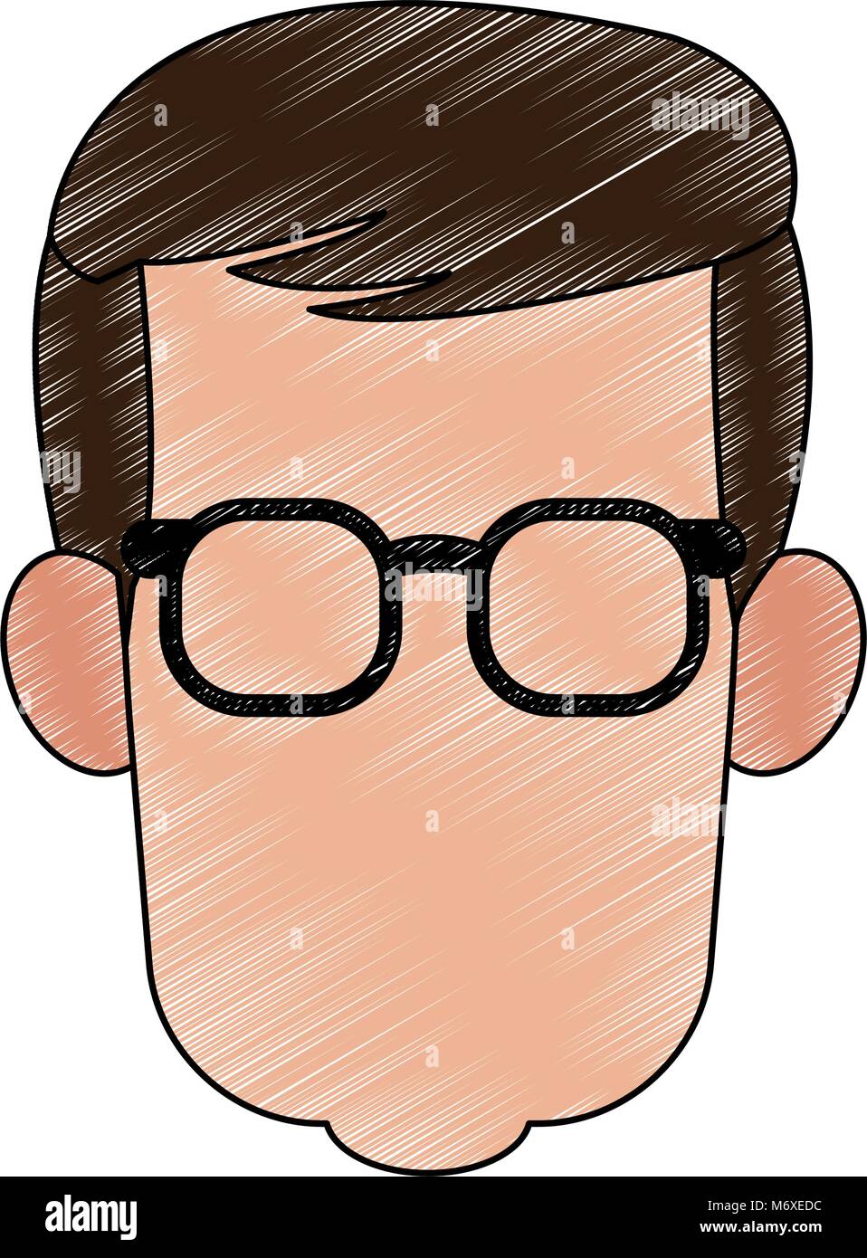 Man faceless with glasses Stock Vector Image & Art - Alamy