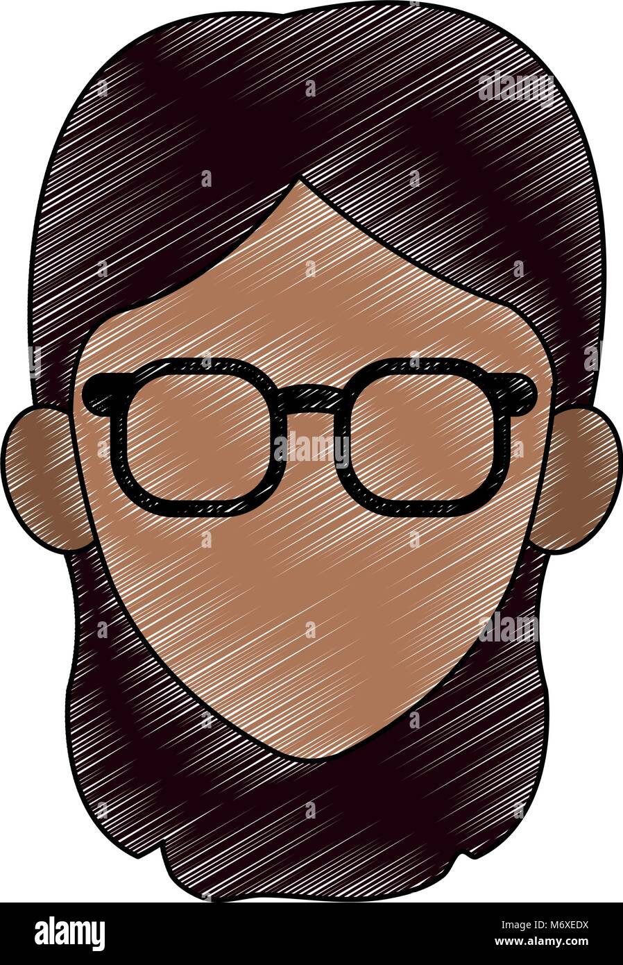 Faceless woman with glasses Stock Vector Image & Art - Alamy