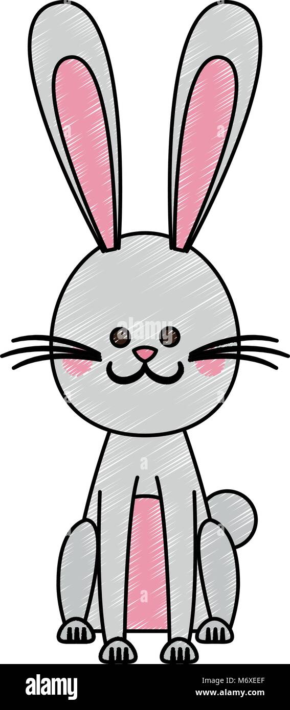 Cute rabbit cartoon Stock Vector Image & Art - Alamy