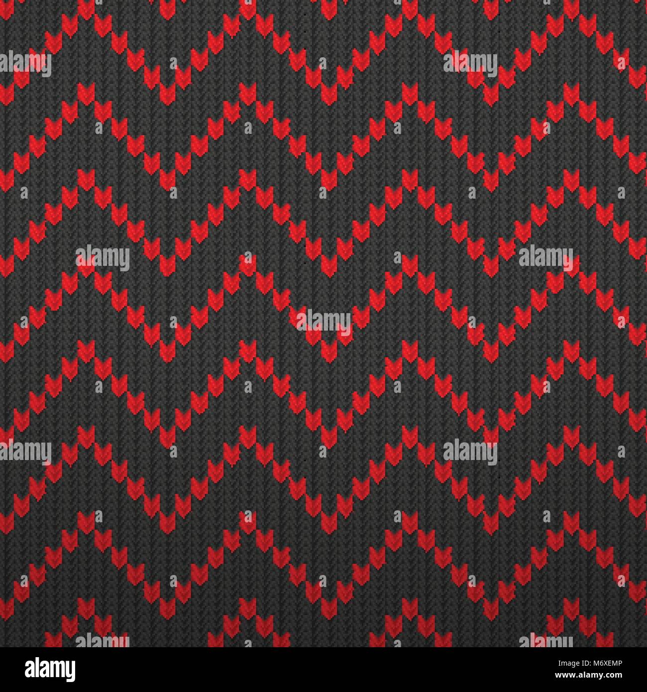 Seamless knitted pattern background texture. Vector illustration Stock ...