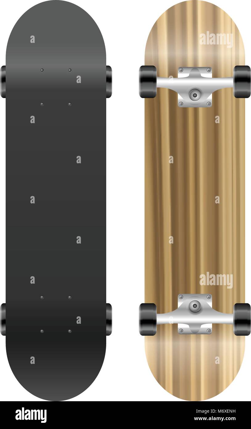 Brown skate Stock Vector Images - Alamy