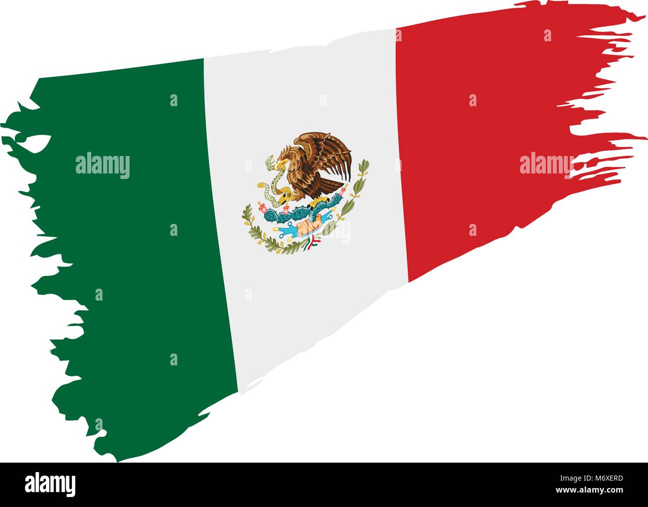 Mexican flag, vector illustration Stock Vector Image & Art - Alamy