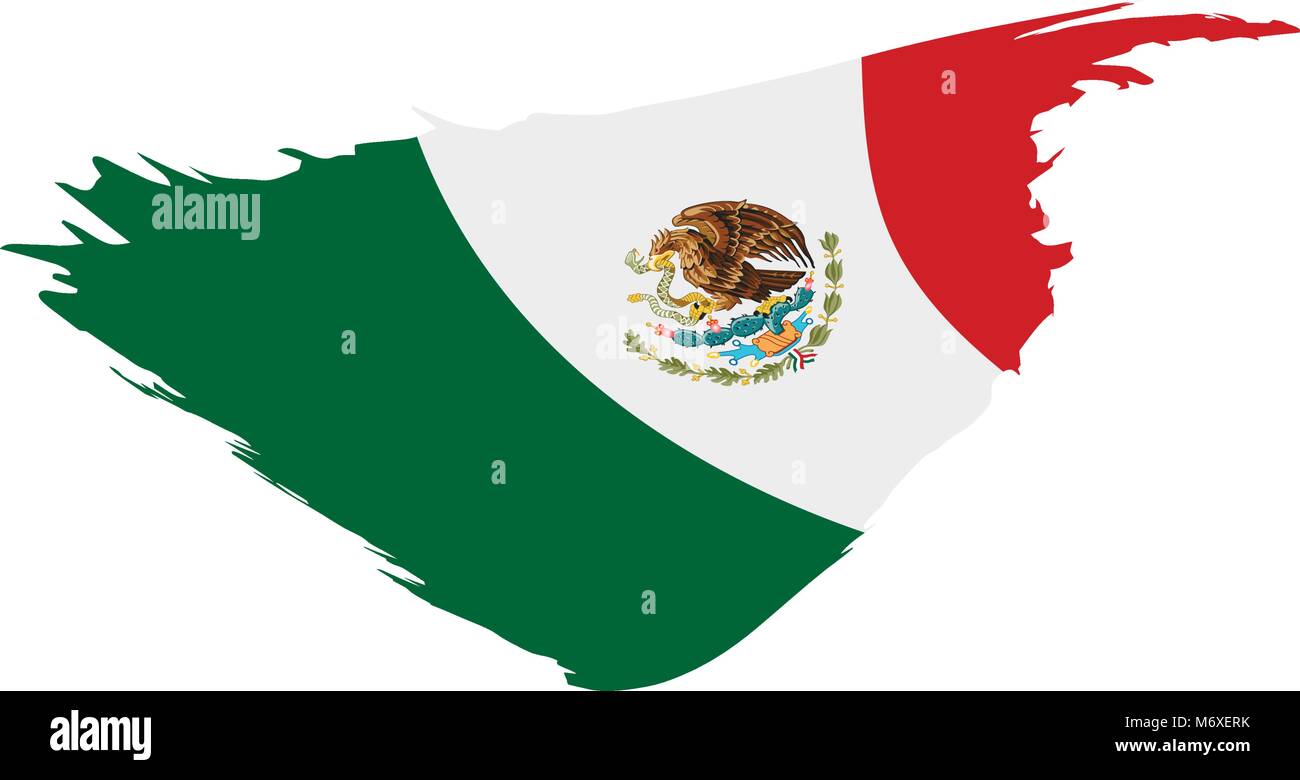 Mexican flag, vector illustration Stock Vector Image & Art - Alamy