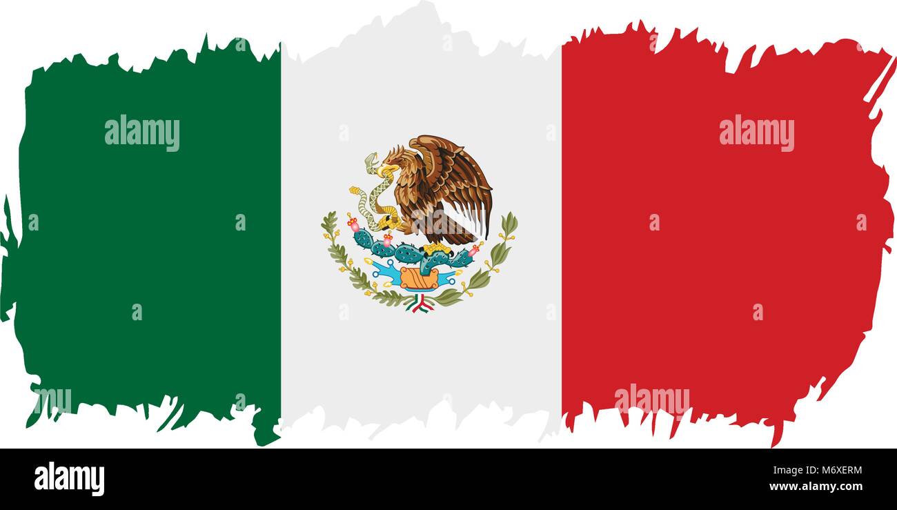 Mexican flag, vector illustration Stock Vector Image & Art - Alamy