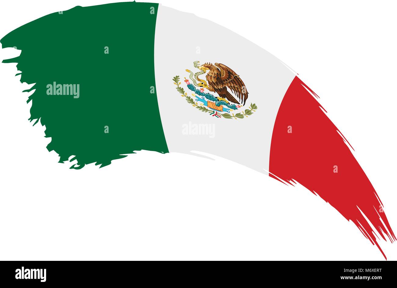 Mexican flag, vector illustration Stock Vector Image & Art - Alamy