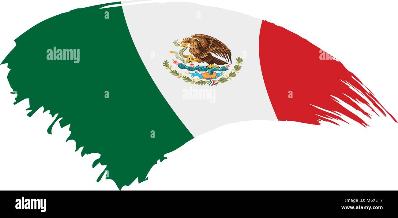 Mexican flag, vector illustration Stock Vector Image & Art - Alamy