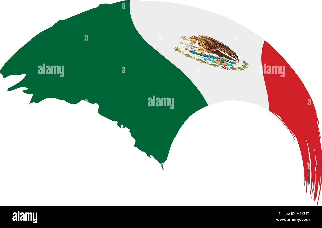 Mexican flag, vector illustration Stock Vector Image & Art - Alamy