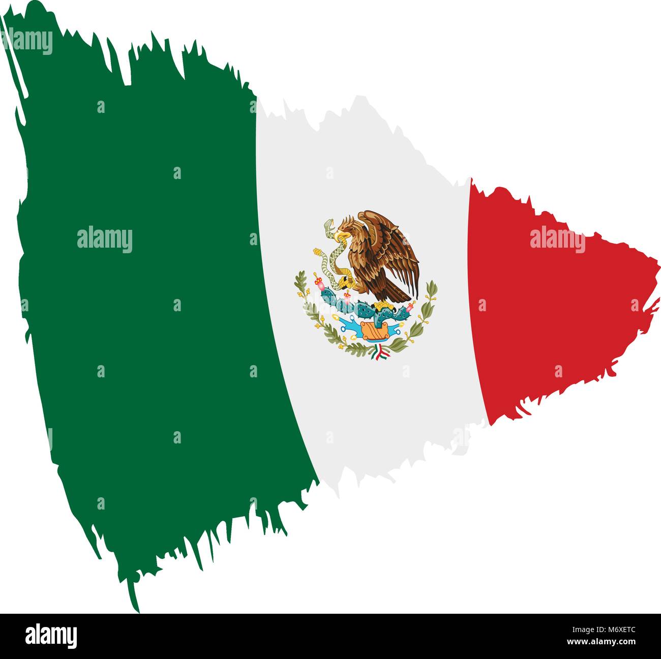 Mexican flag, vector illustration Stock Vector Image & Art - Alamy