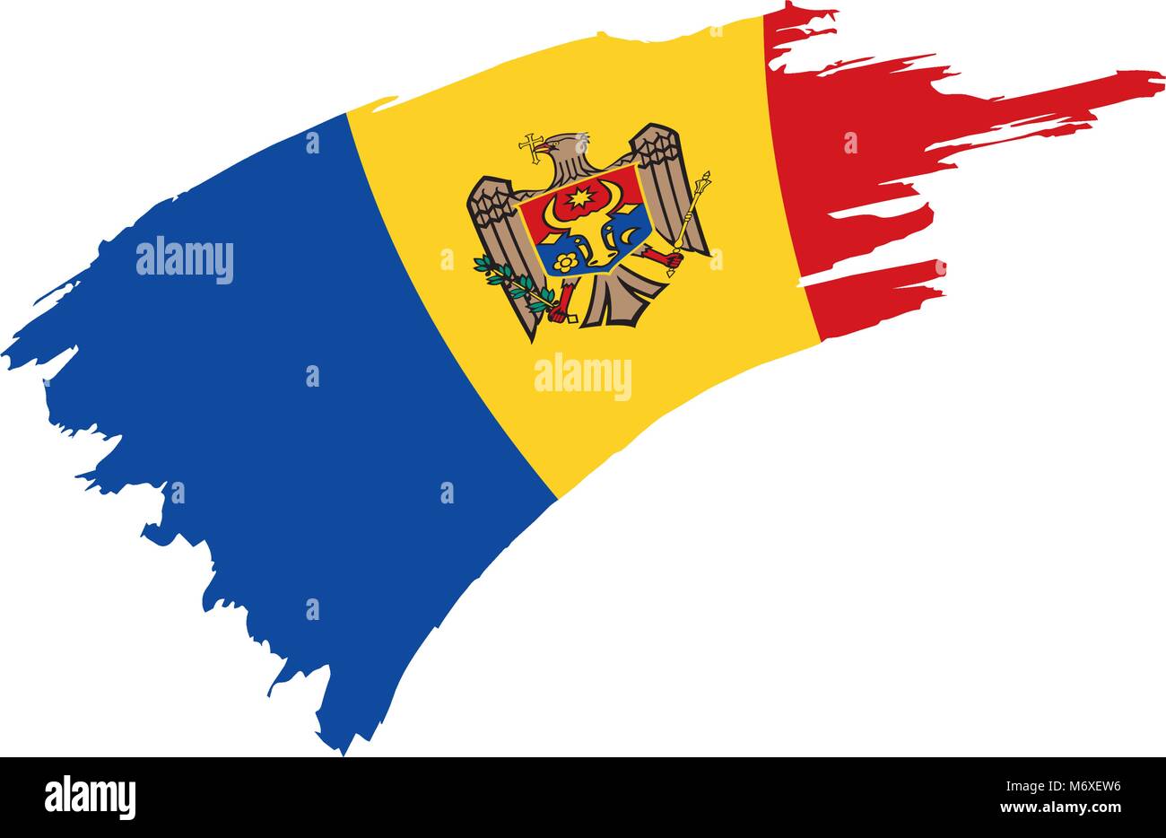 Moldova flag, vector illustration Stock Vector Image & Art - Alamy