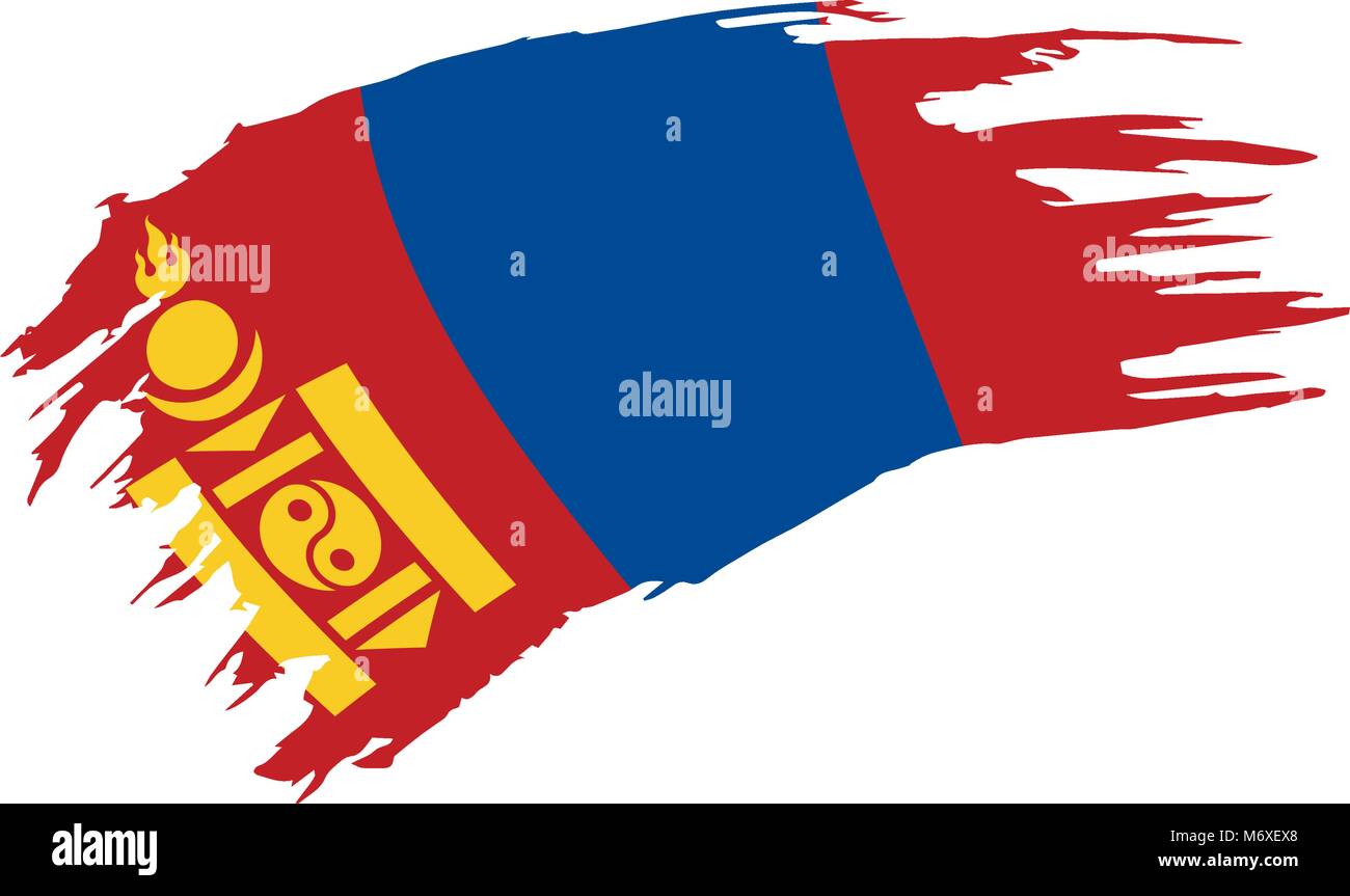 Mongolia flag, vector illustration Stock Vector Image & Art - Alamy