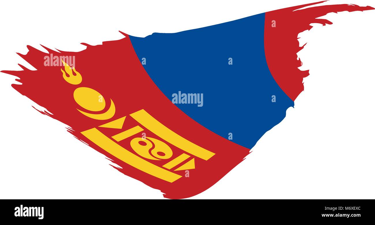 Mongolia flag, vector illustration Stock Vector Image & Art - Alamy