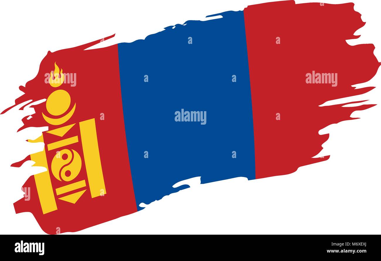 Mongolia flag, vector illustration Stock Vector Image & Art - Alamy