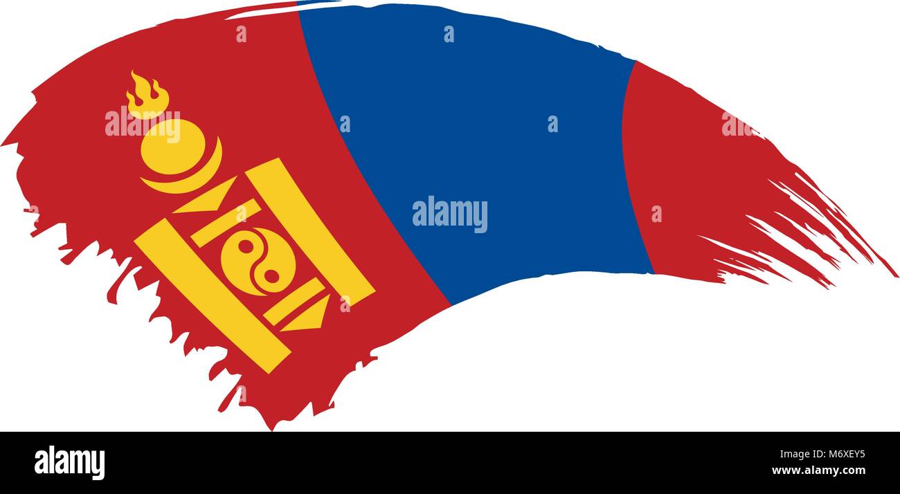 Mongolia flag, vector illustration Stock Vector Image & Art - Alamy