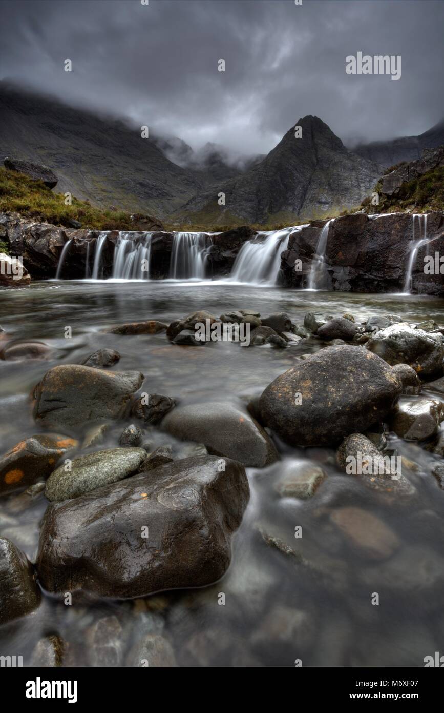 Fairy pools waterfall, Isle of Skye, Scotland, UK Stock Photo - Alamy